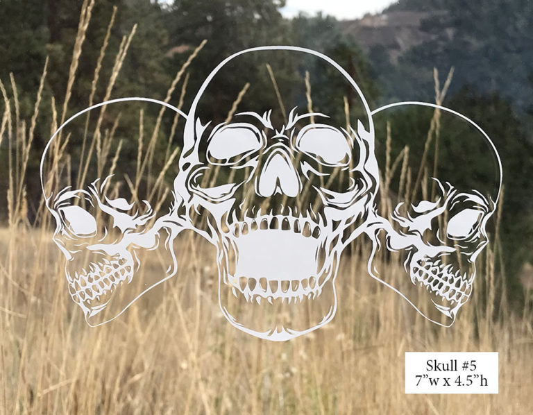 SKULLS Laser Engraving – Freedom Shields