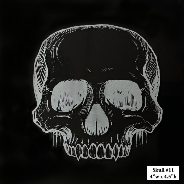 SKULLS Laser Engraving – Freedom Shields